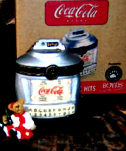 COCA-COLA JUKE BOX-BOYDS BEARS COKE TREASURE BOX #919987 COCA COLA EXC ...