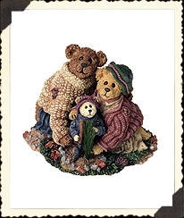 Stephanie, John & George...The Family Tree-Boyds Bears Bearstone #2283 ...
