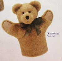 Wink-Boyds Bears Teddy Bear Hand Puppet #58600-08 * - THE BOYDS BEARS STORE