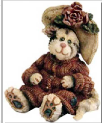 Mrs. Partridge...C'mon Get Happy-Boyds Bears Purrstone Resin #37102 ...