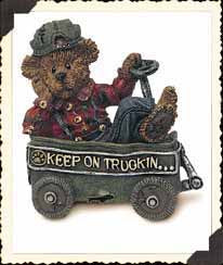 Huck...Keep on Truckin'-Boyds Bears Pin #26138 - THE BOYDS BEARS STORE
